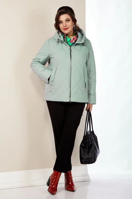 Куртка 2142-1 мята Shetti купить в интернет магазине Велесмода